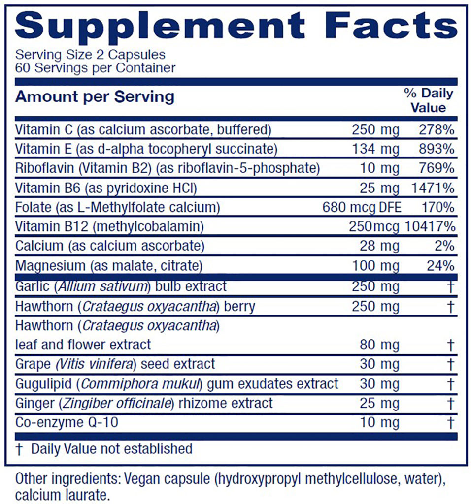 CardioBlend™ ~ Cardiovascular Support ~ 120 capsules – VitanicaPro ...