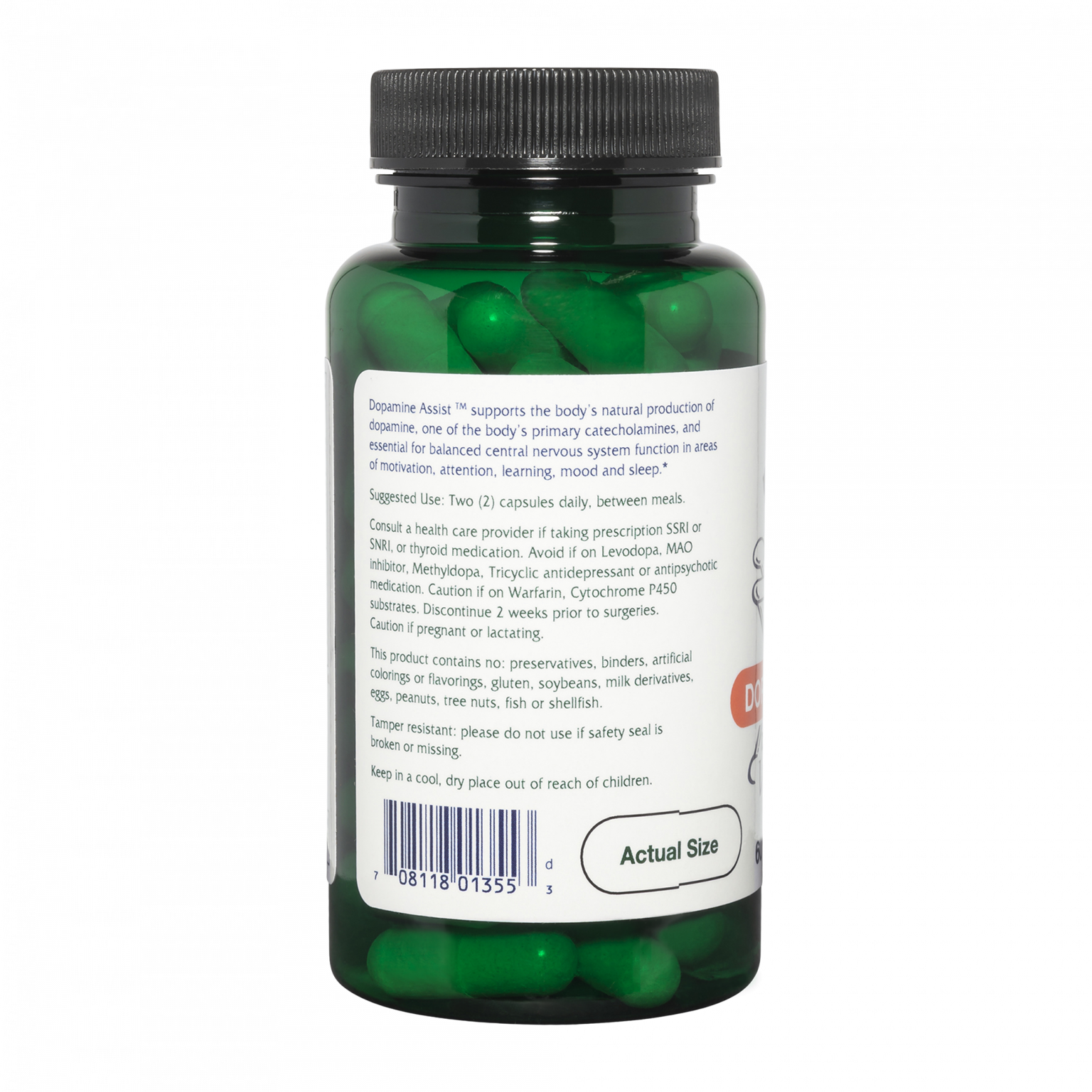 Dopamine Assist™ ~ Neurotransmitter Mood Support ~ 60 capsules ...