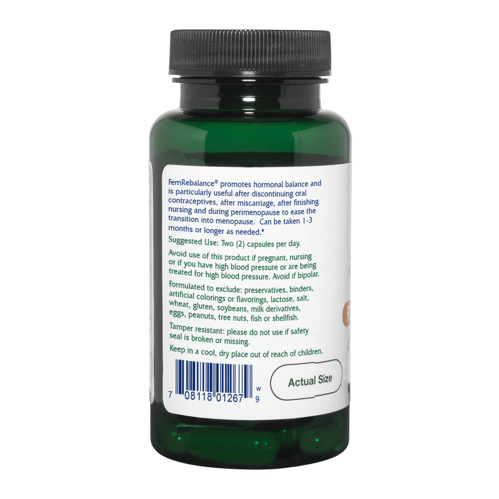FemRebalance® ~ Hormone Balance Support ~ 60 capsules - VitanicaPro ...